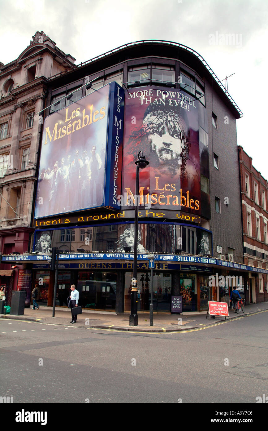 Queens theatre London Stock Photo - Alamy