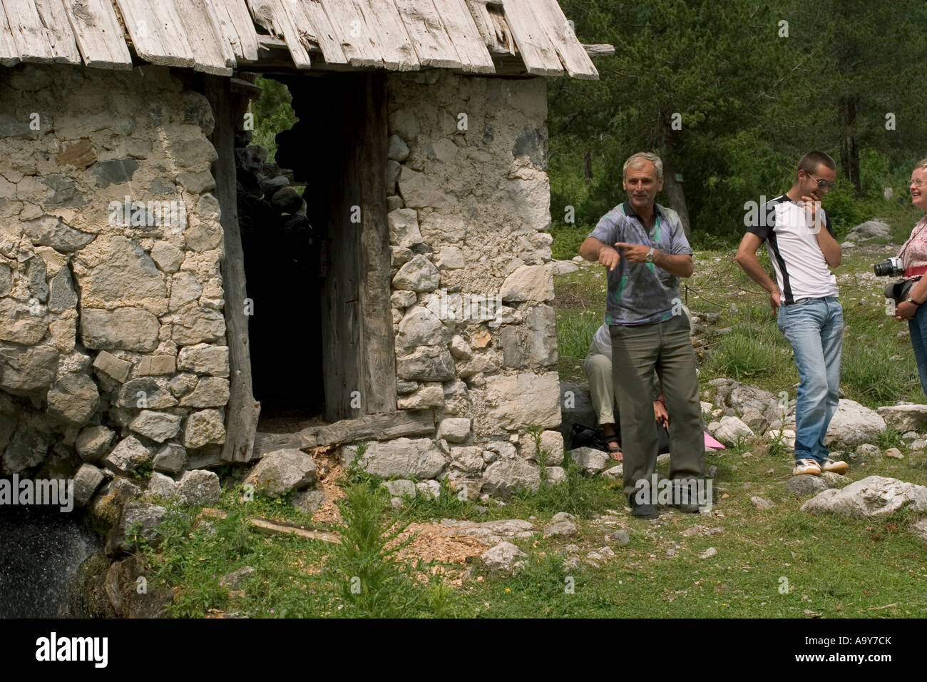 Life in a rural Albania Stock Photo - Alamy