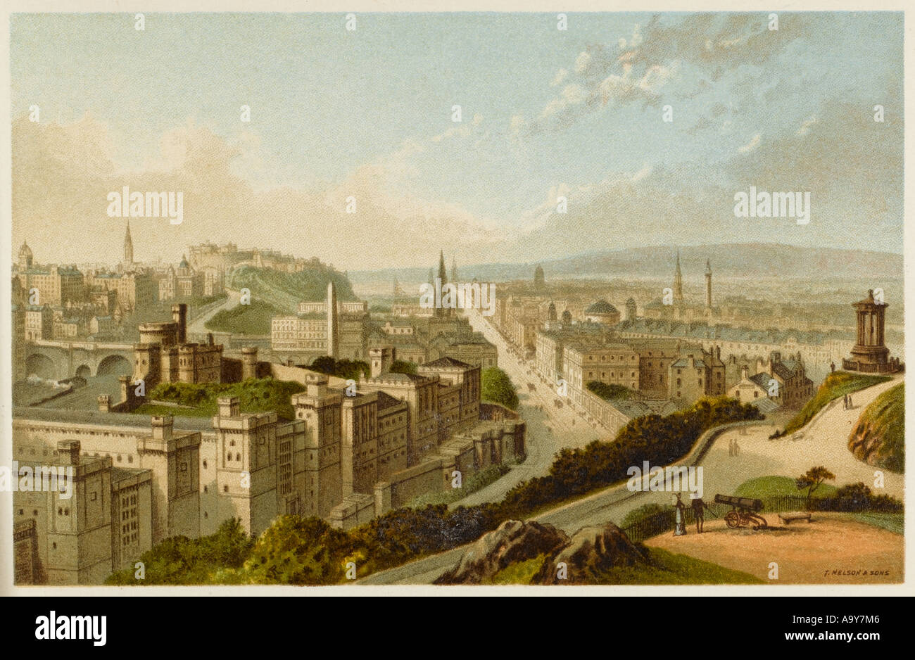 Edinburgh 1880s history historical hi-res stock photography and images ...
