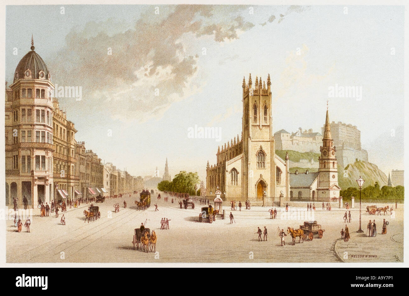 Edinburgh 1880s history historical hi-res stock photography and images ...