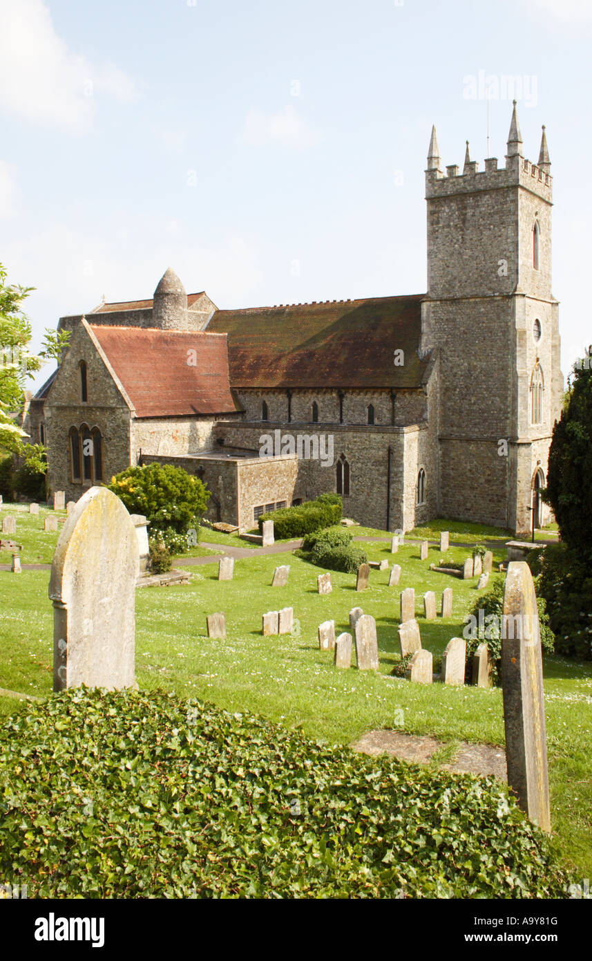 Saint Leonard's church, Hythe, Kent, England Stock Photo - Alamy