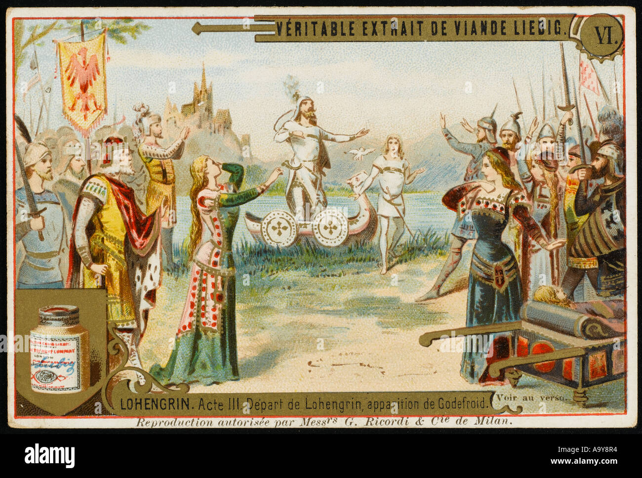 Lohengrin swan hi-res stock photography and images - Alamy