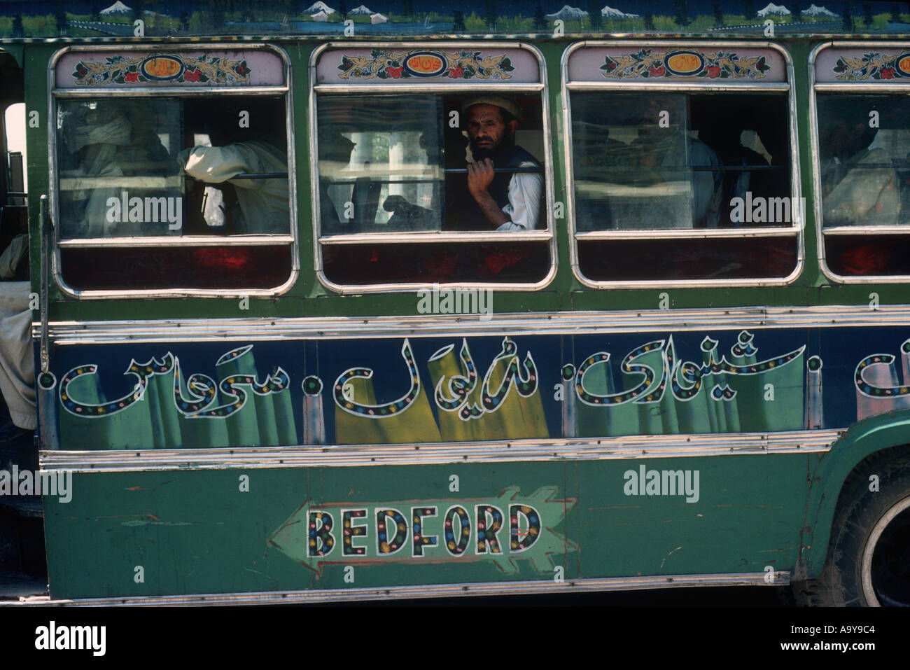 Bus transport Peshawar Pakistan Stock Photo - Alamy