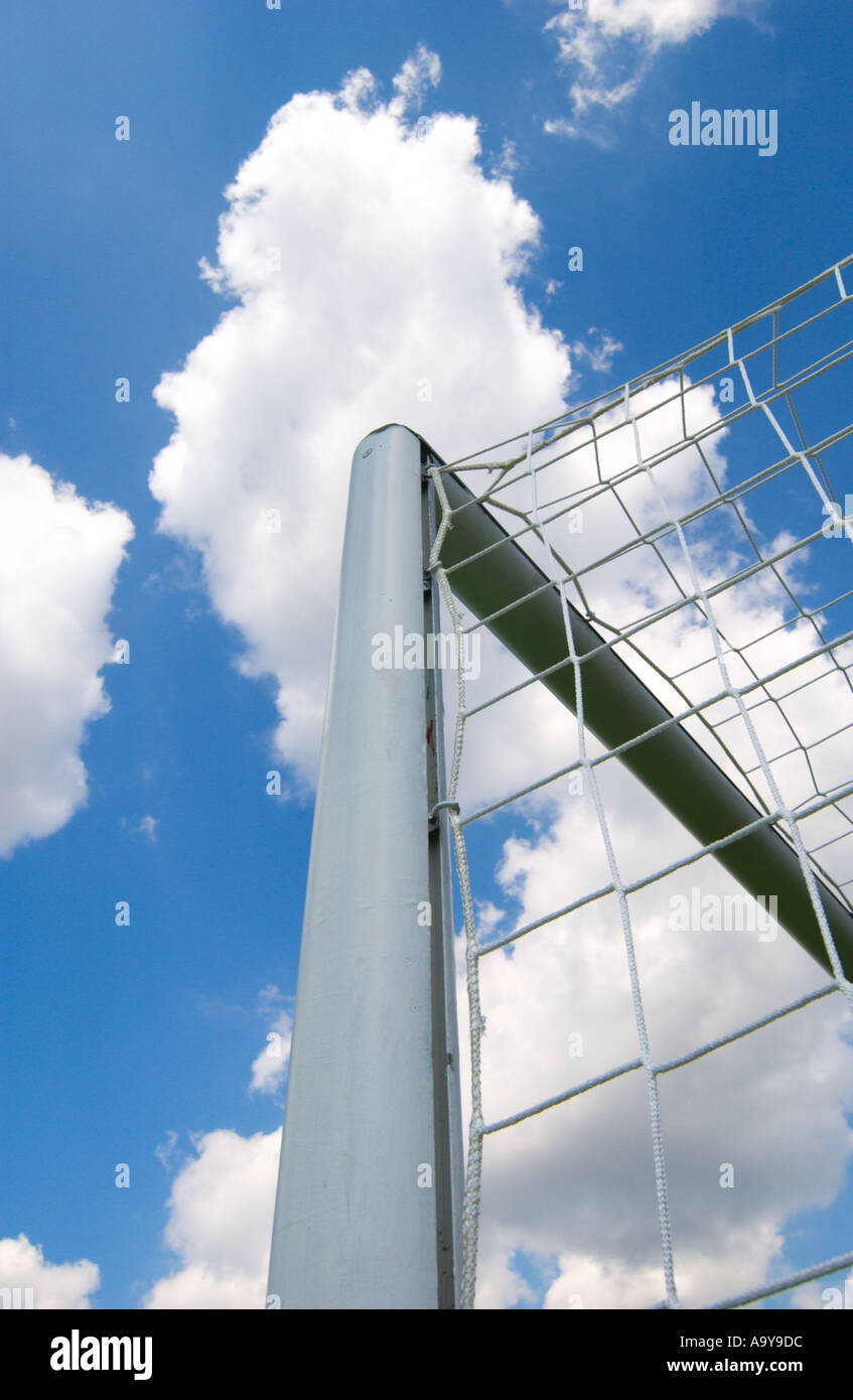 football goal top left corner Stock Photo - Alamy