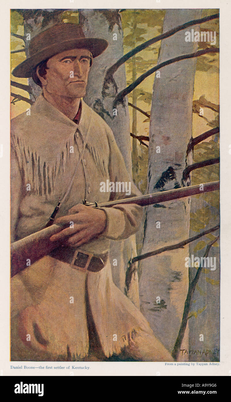 Daniel Boone Pioneer Stock Photo - Alamy
