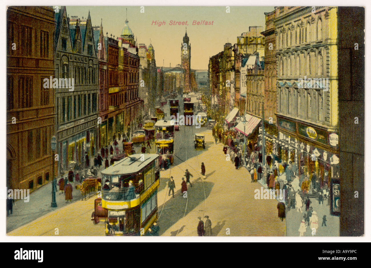 Belfast High Street Stock Photo - Alamy