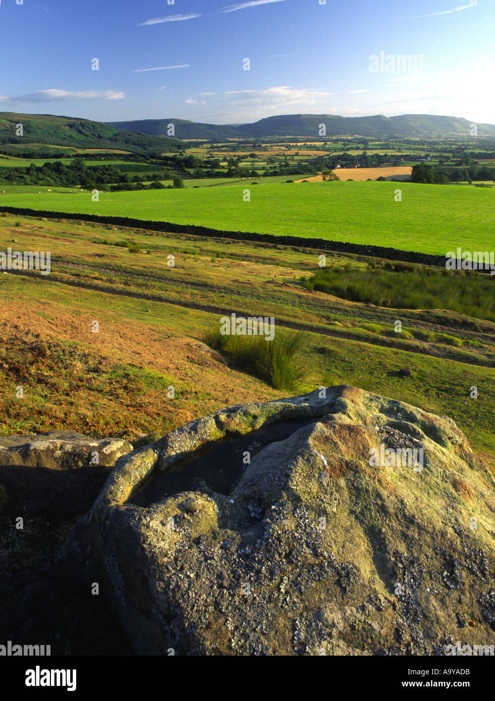 Yorkshire moors cleveland hills mikekiplingcom hi-res stock photography ...