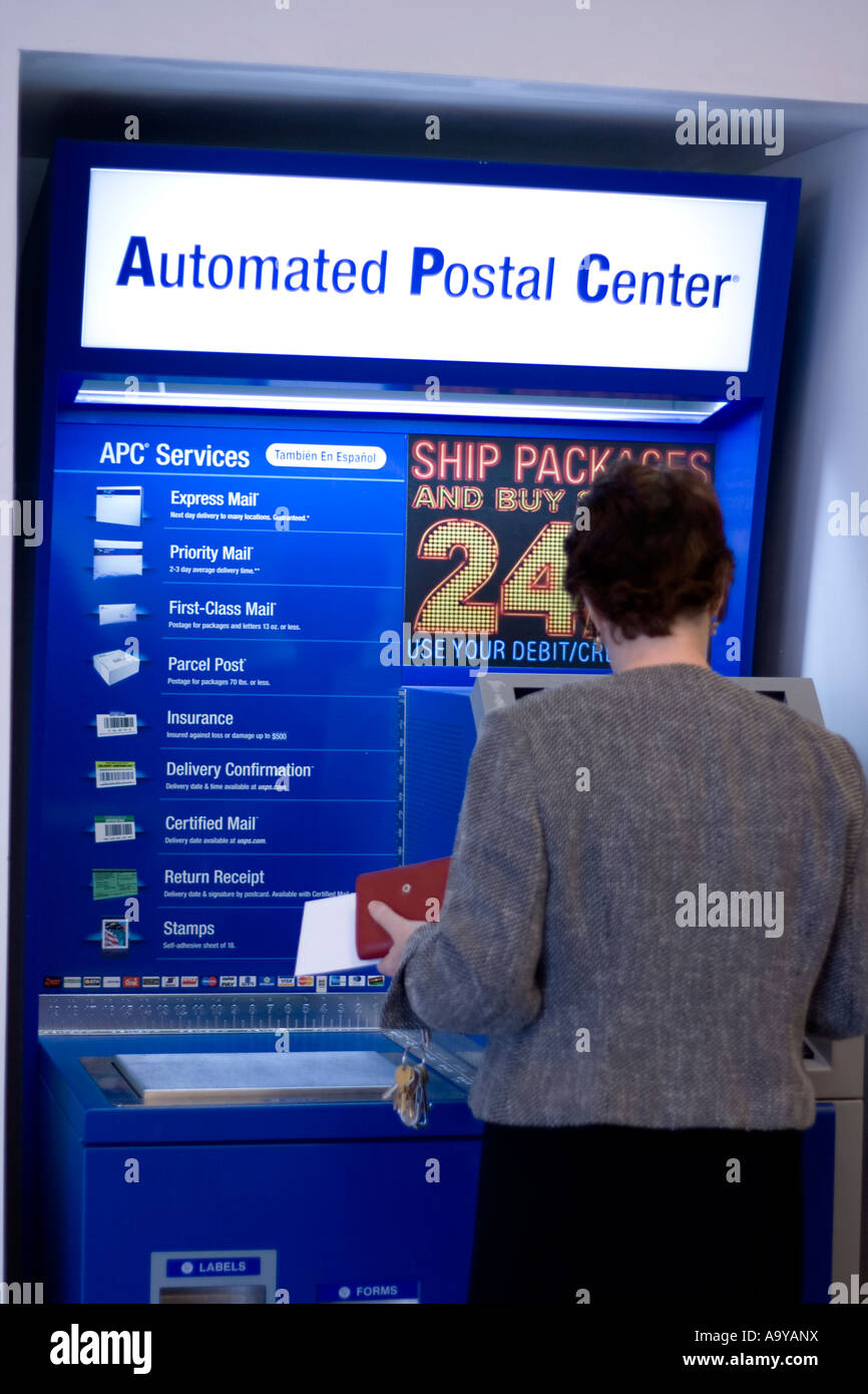 Usps postal service woman hi-res stock photography and images - Alamy