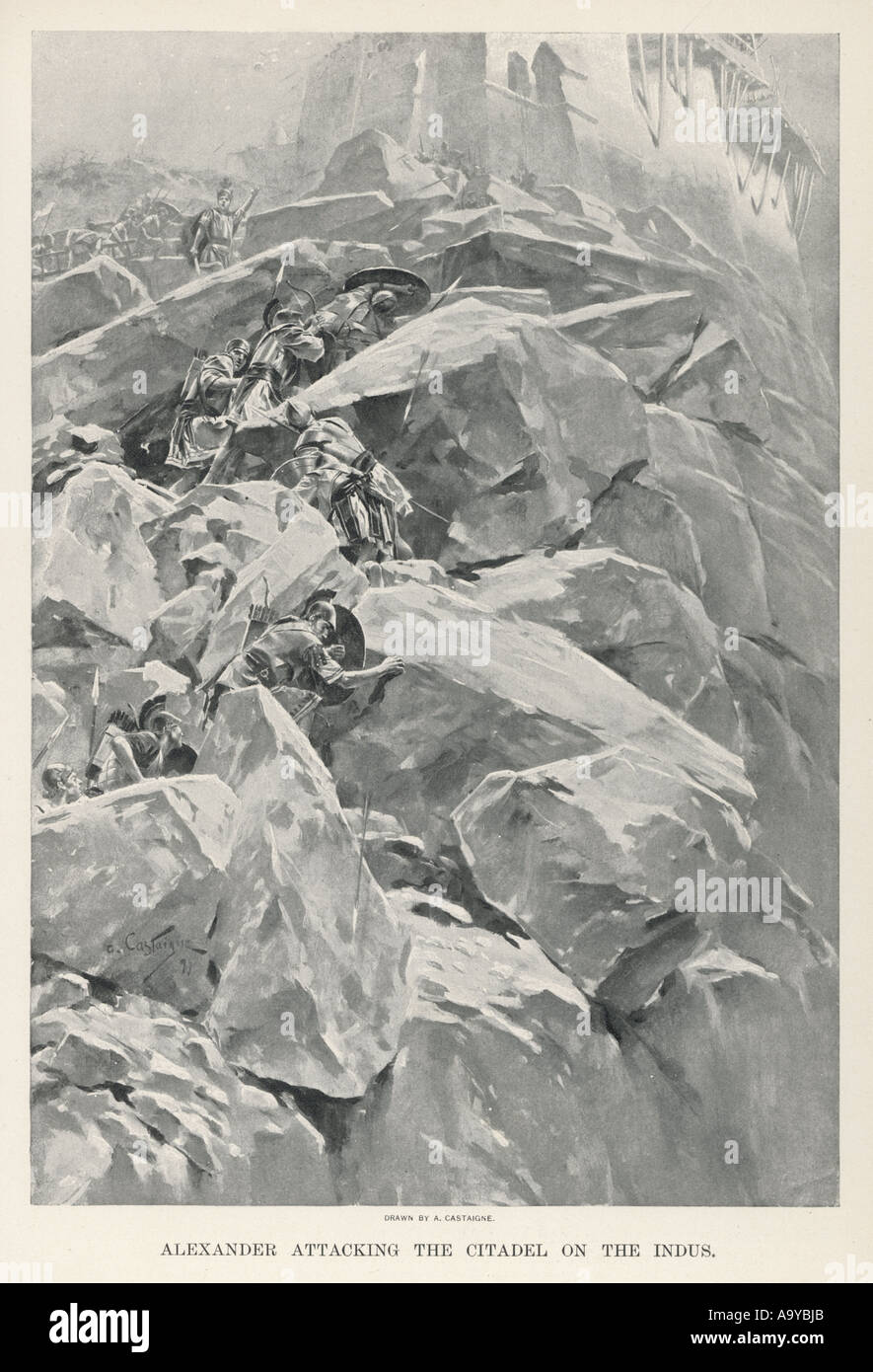 Alexander Citadel Attack Stock Photo - Alamy