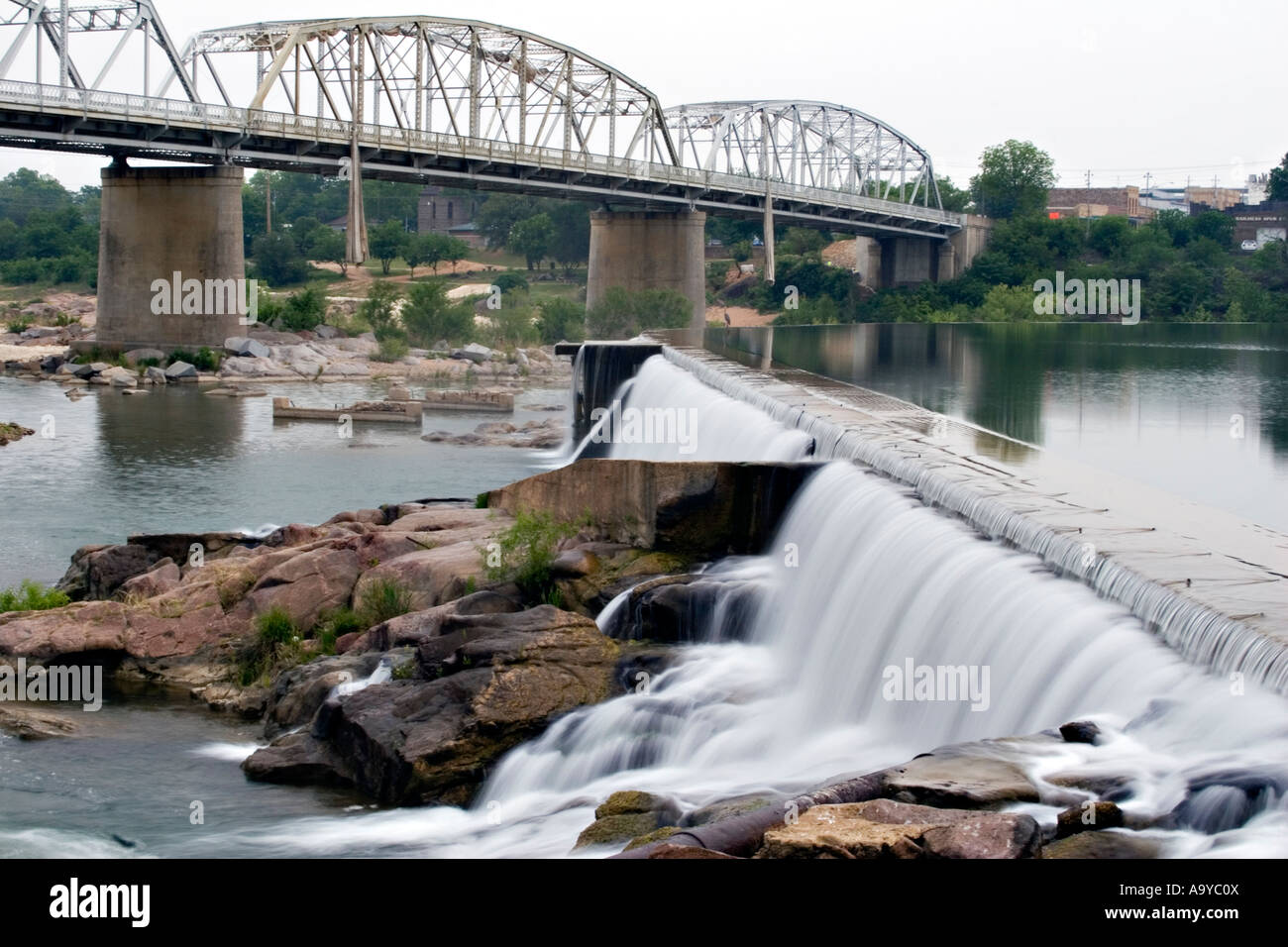 Bridge over the Llano River Llano Texas Stock Photo - Alamy