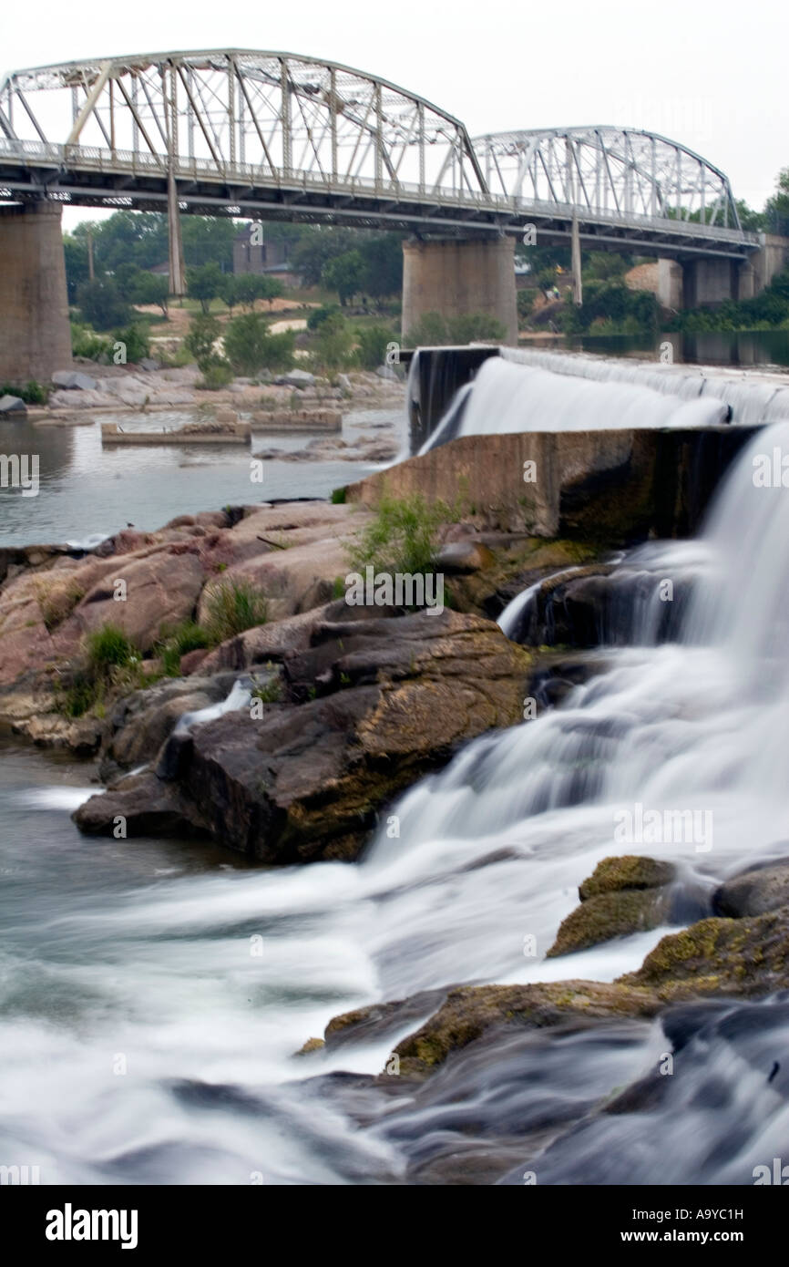 Bridge over the Llano River Llano Texas Stock Photo - Alamy
