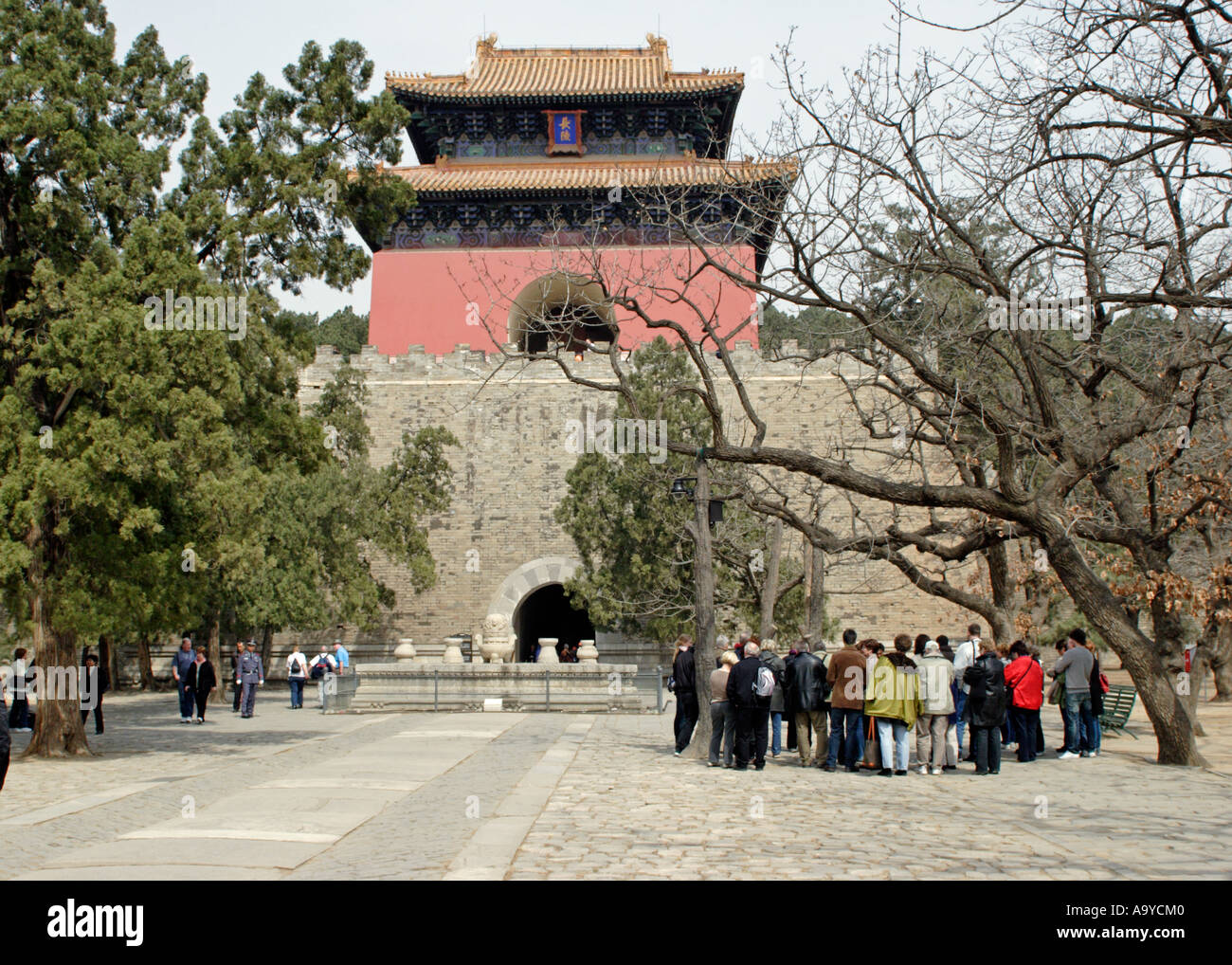 Sacred Way at Ming tombs Stock Photo - Alamy