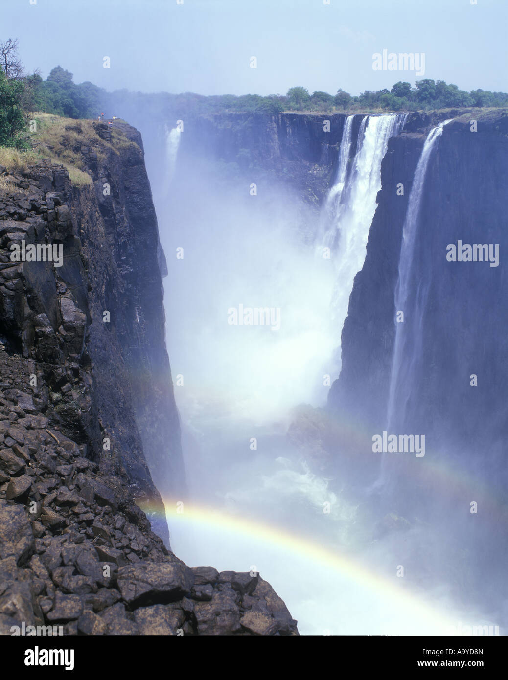 MAIN WATERFALLS VICTORIA FALLS ZIMBABWE Stock Photo - Alamy