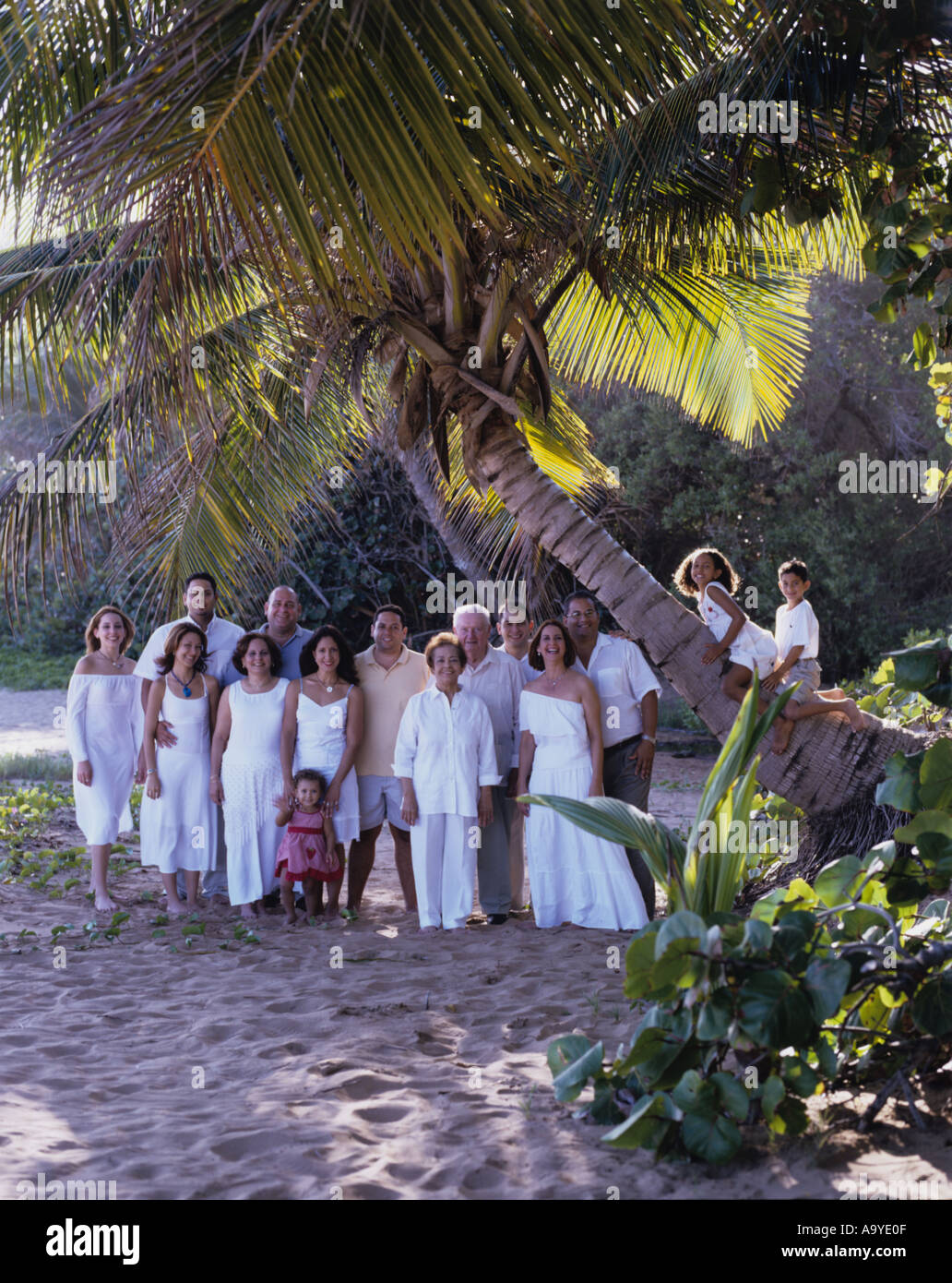 Puerto Rico Family Stock Photo - Alamy