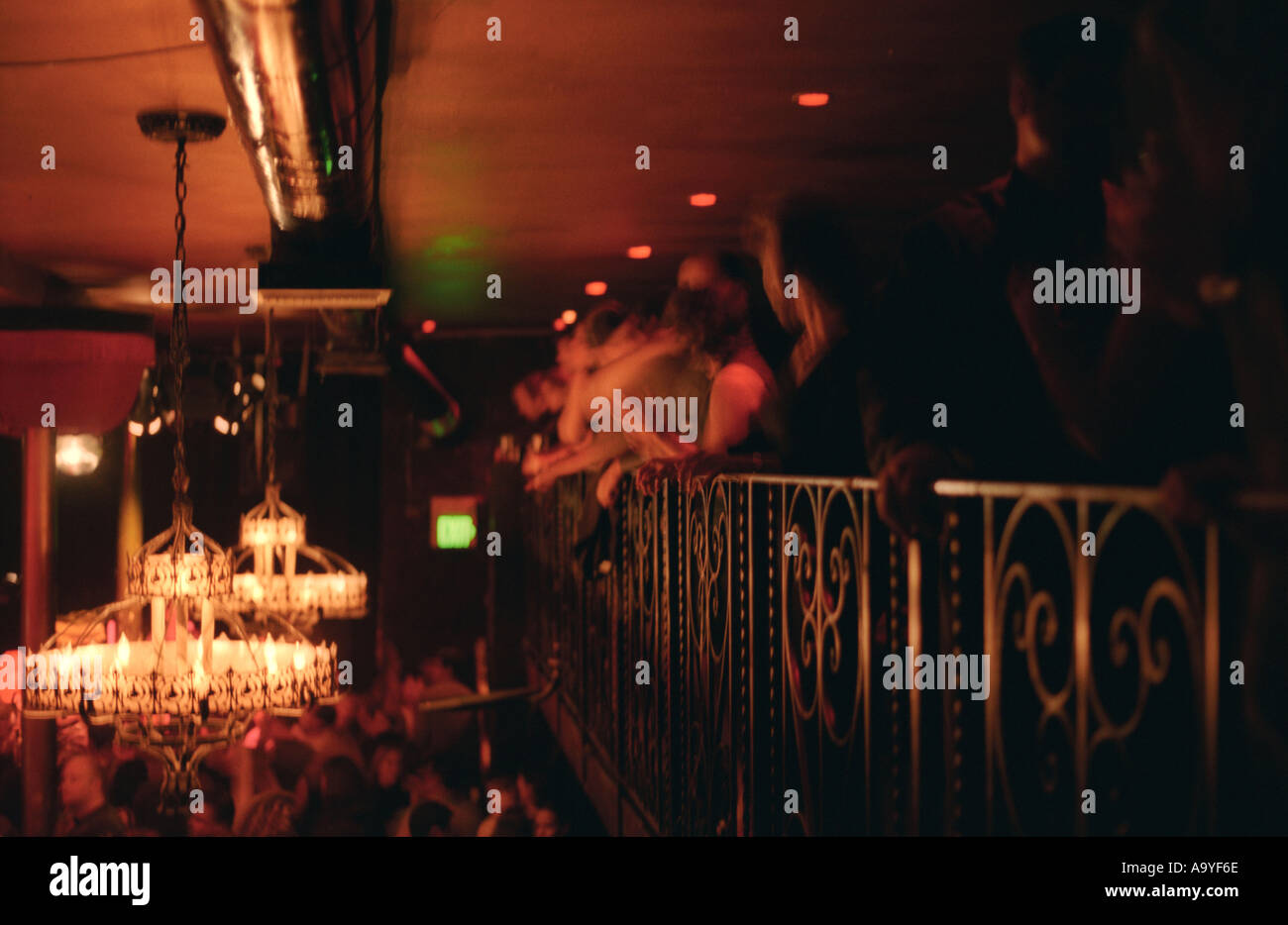 crowd at rock concert in the club Stock Photo - Alamy