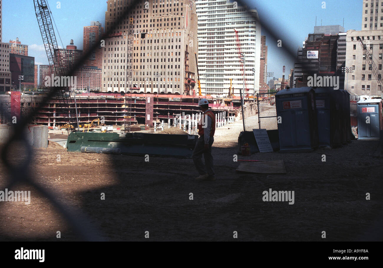 ground zero new york september 2002 Stock Photo - Alamy