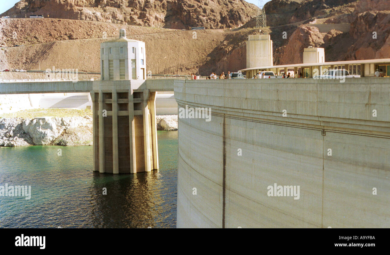 Hoover dam tourists people hi-res stock photography and images - Alamy