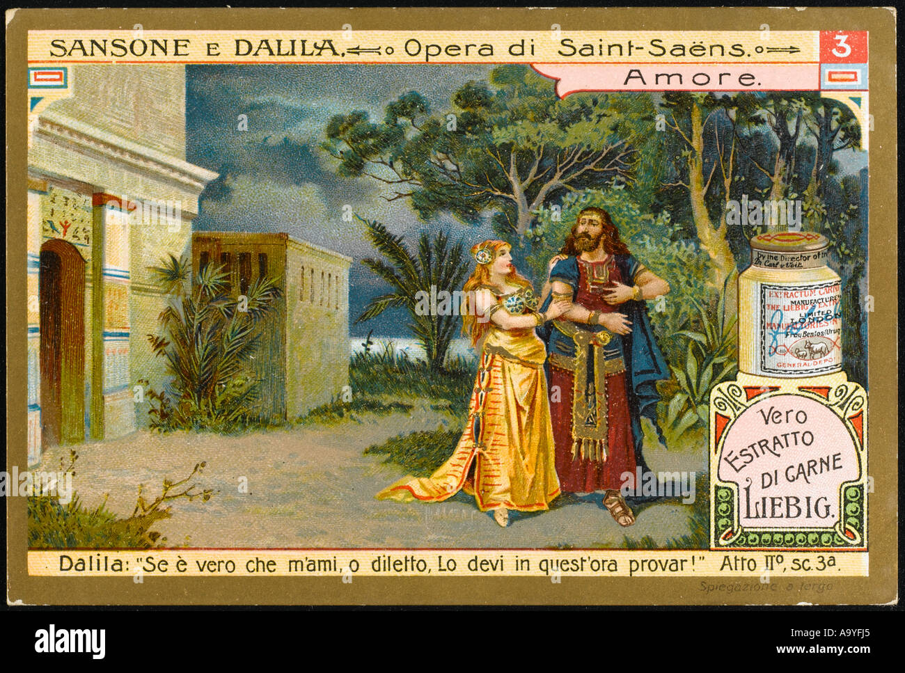 Saint Saens Samson Lieb3 Stock Photo - Alamy