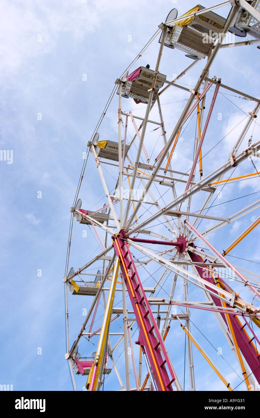 Ferris Wheel at a fair Stock Photo - Alamy