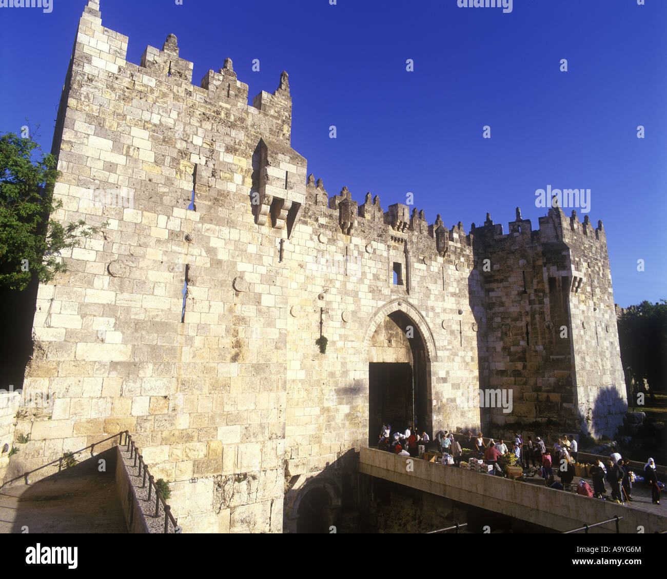 Damascus Gate City Walls Old High Resolution Stock Photography and ...
