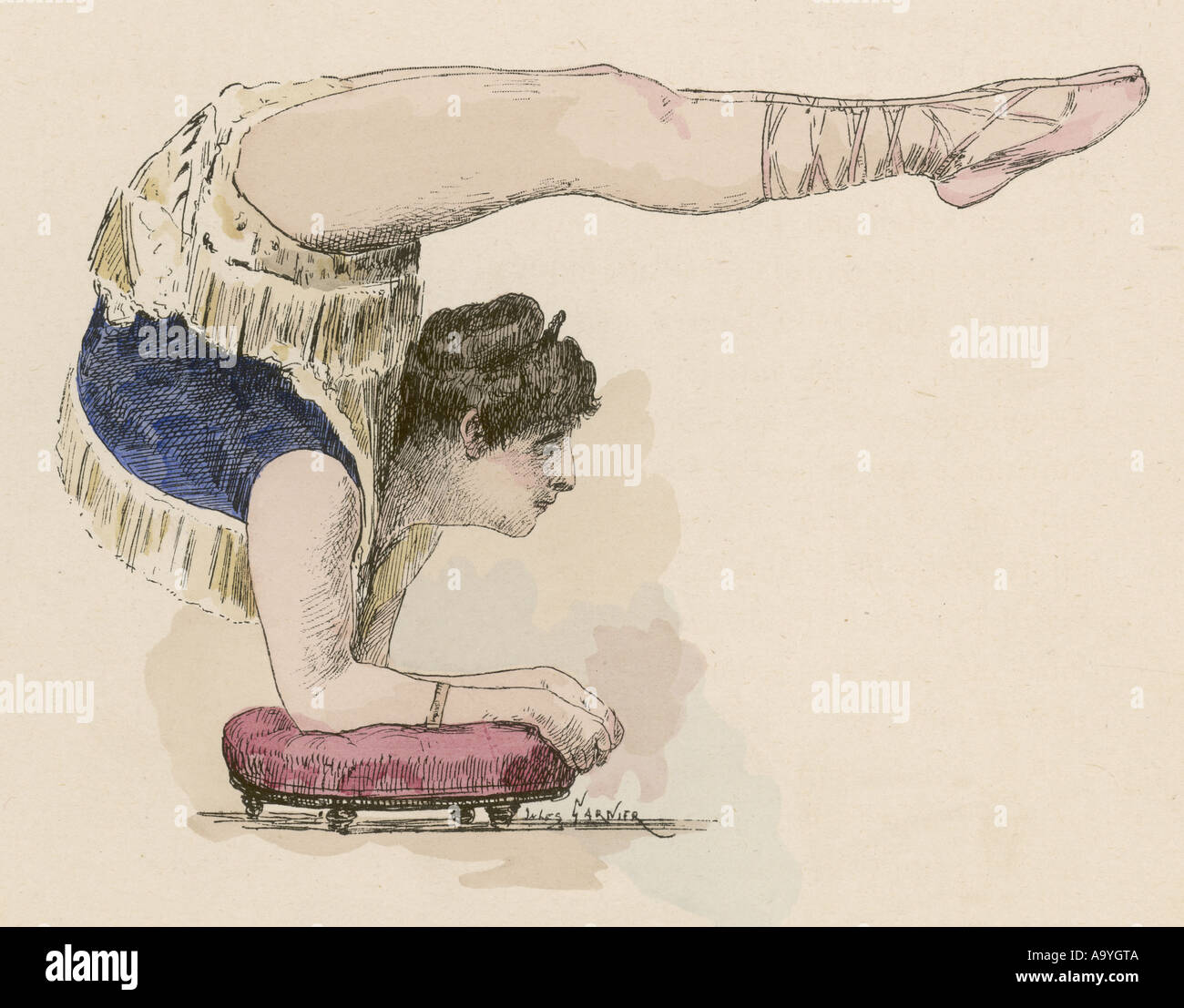 Female acrobat circus hi-res stock photography and images - Alamy