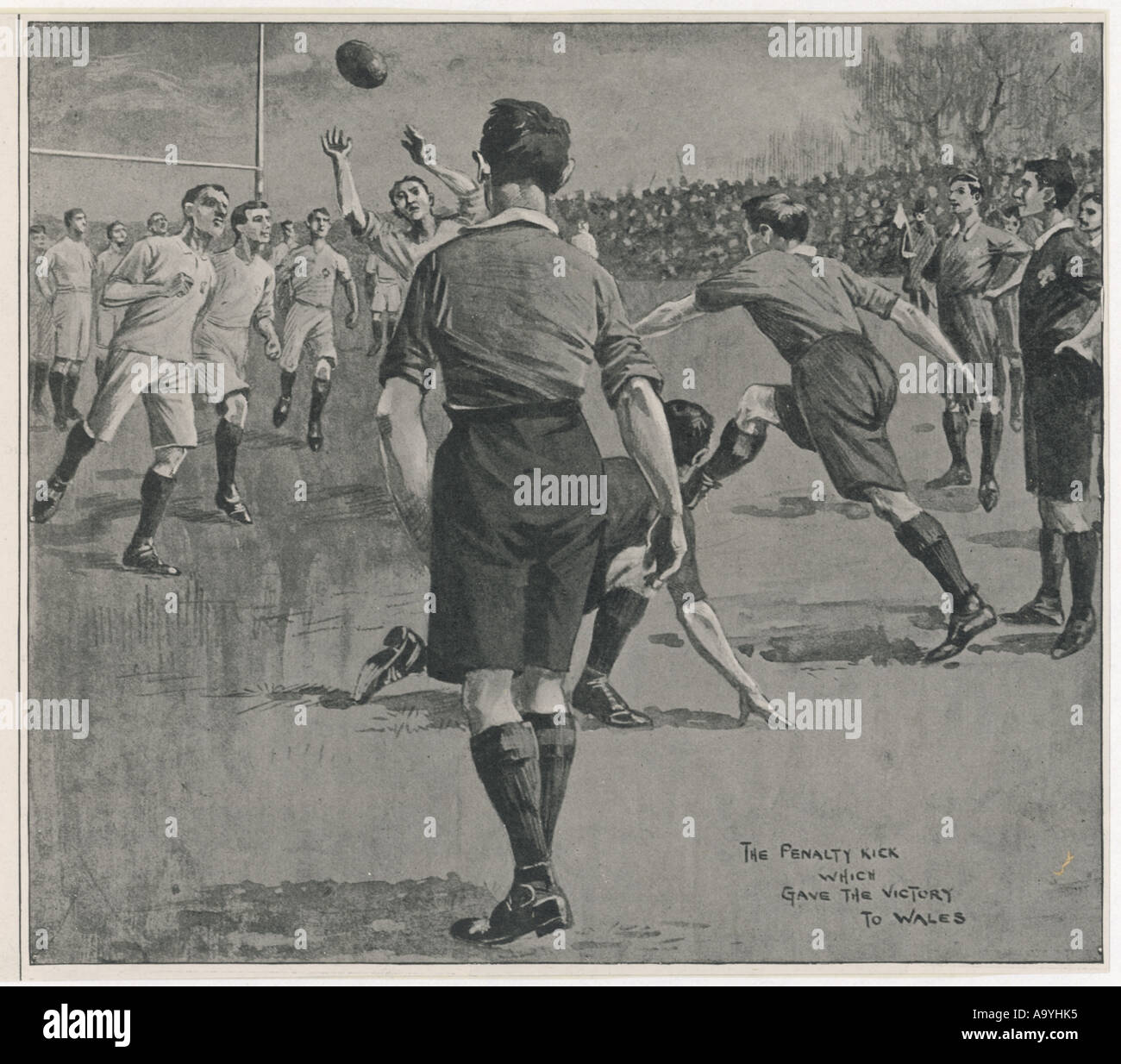 England Vs Wales 1902 Stock Photo - Alamy