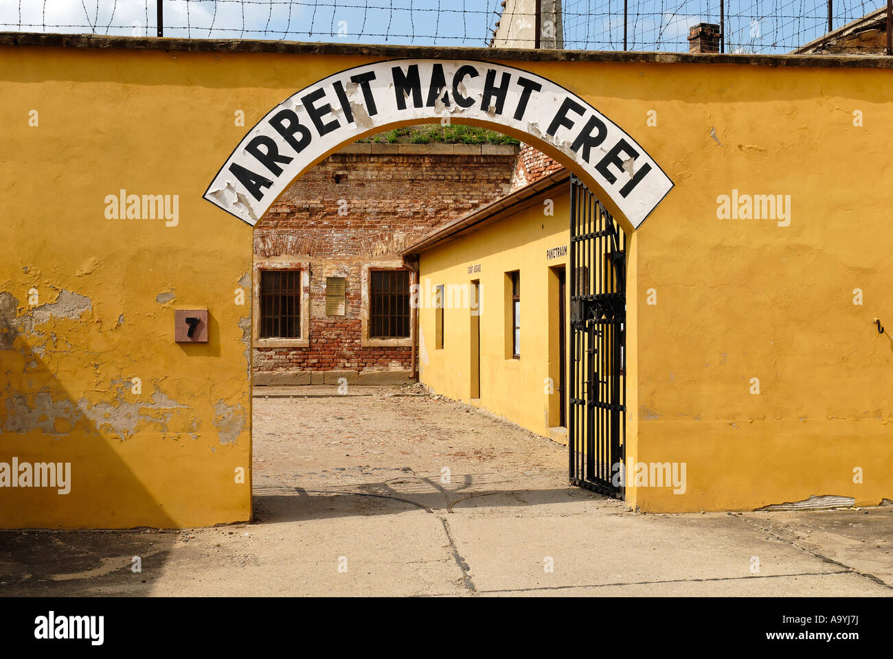 Gestapo prison Small Fortress Theresienstadt, Terezin, north Bohemia ...
