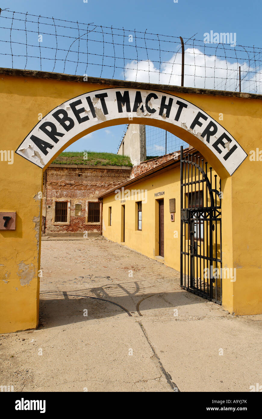 Gestapo prison Small Fortress Theresienstadt, Terezin, north Bohemia ...