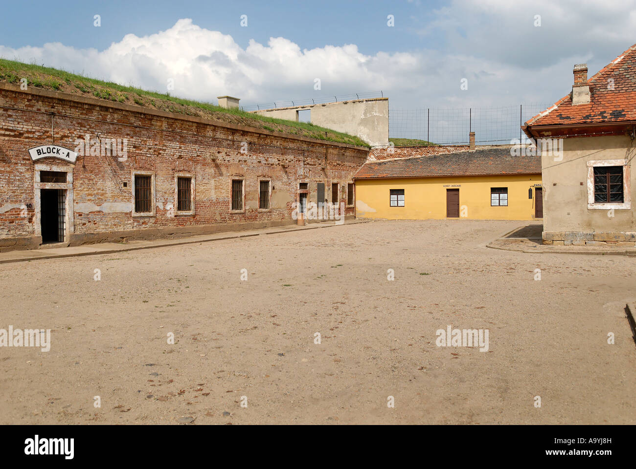 Gestapo prison Small Fortress Theresienstadt, Terezin, north Bohemia ...