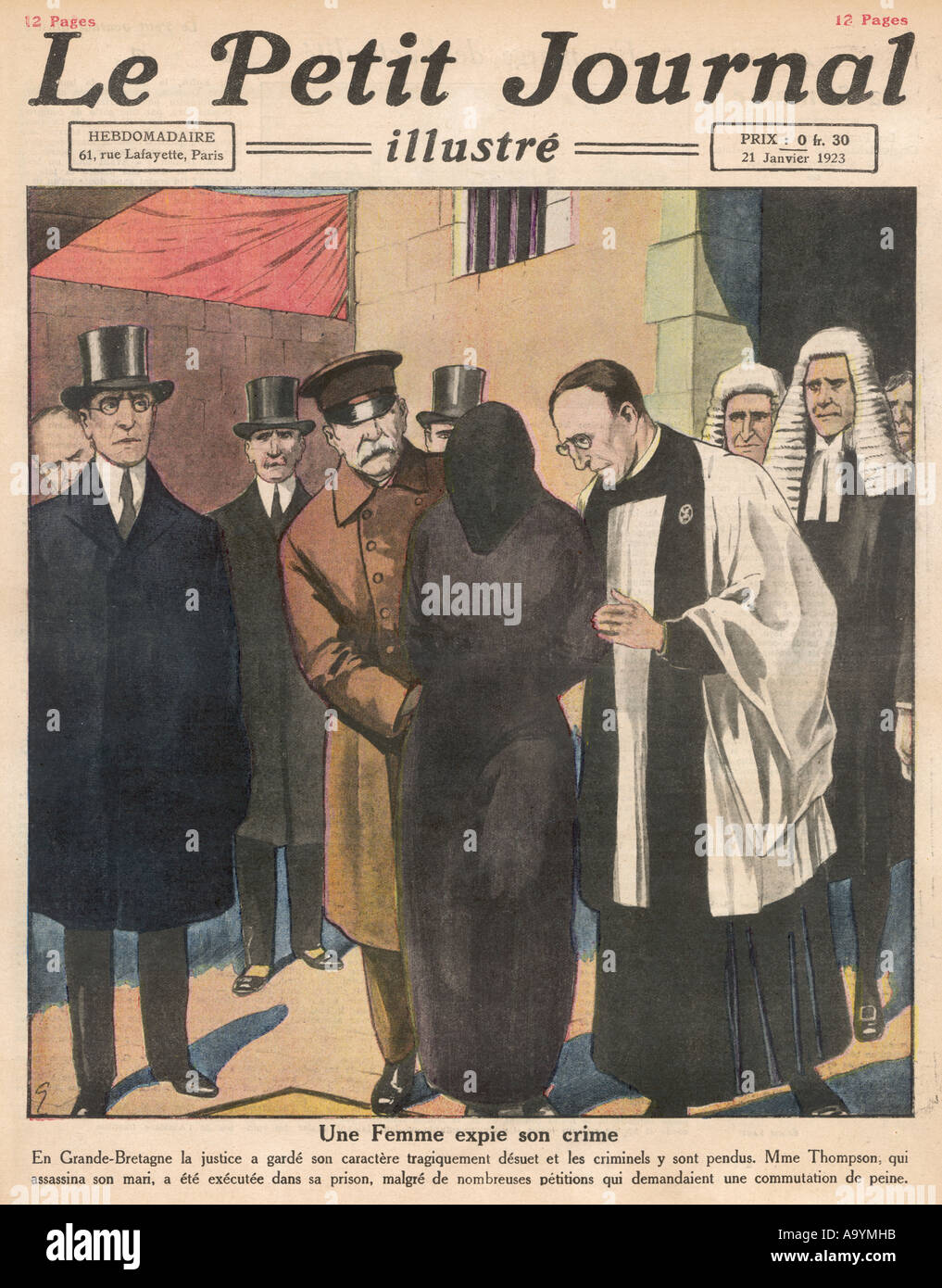 Edith Thompson Hanging Stock Photo - Alamy