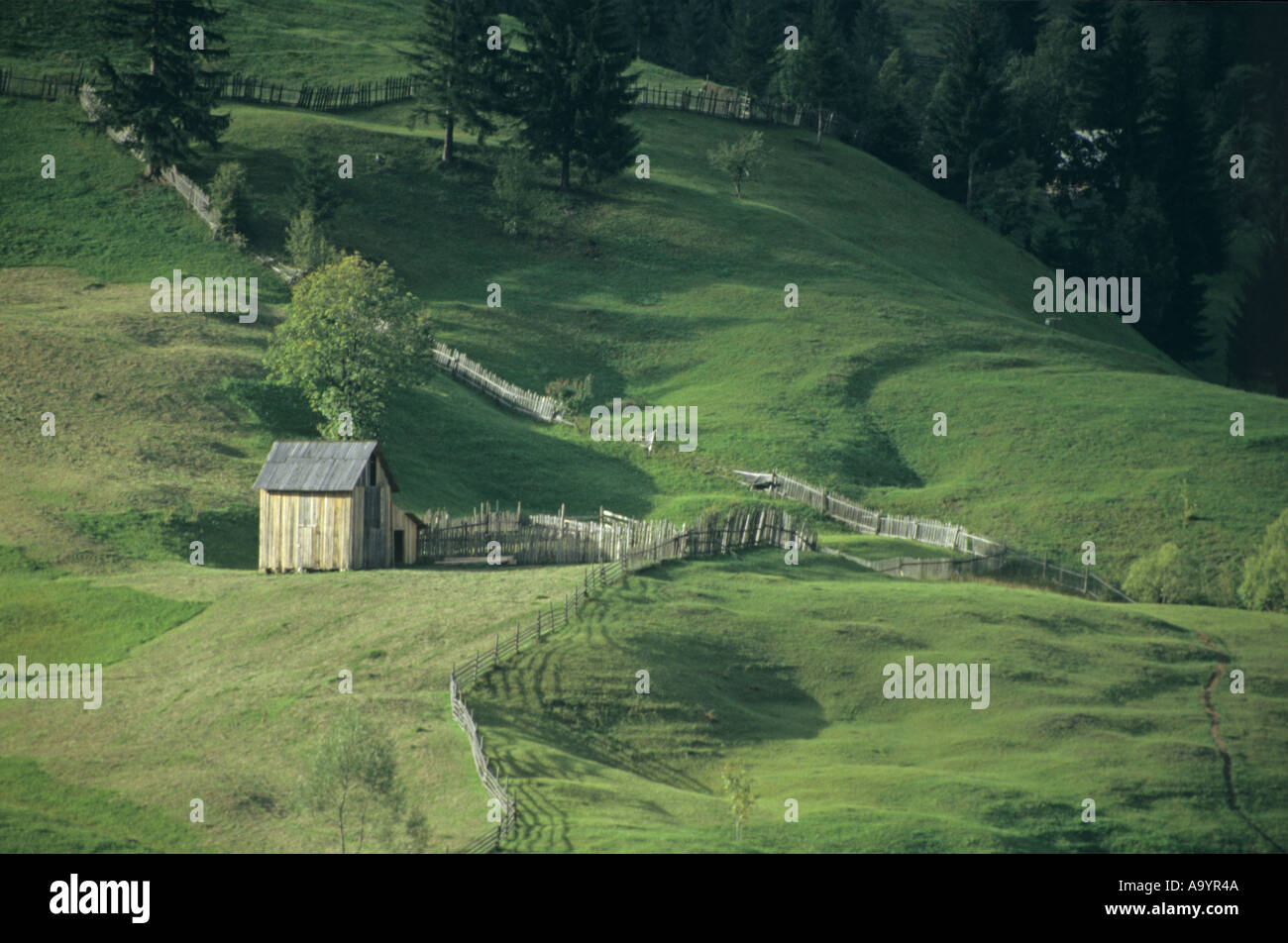 Rustic scene in northern Romania Stock Photo - Alamy