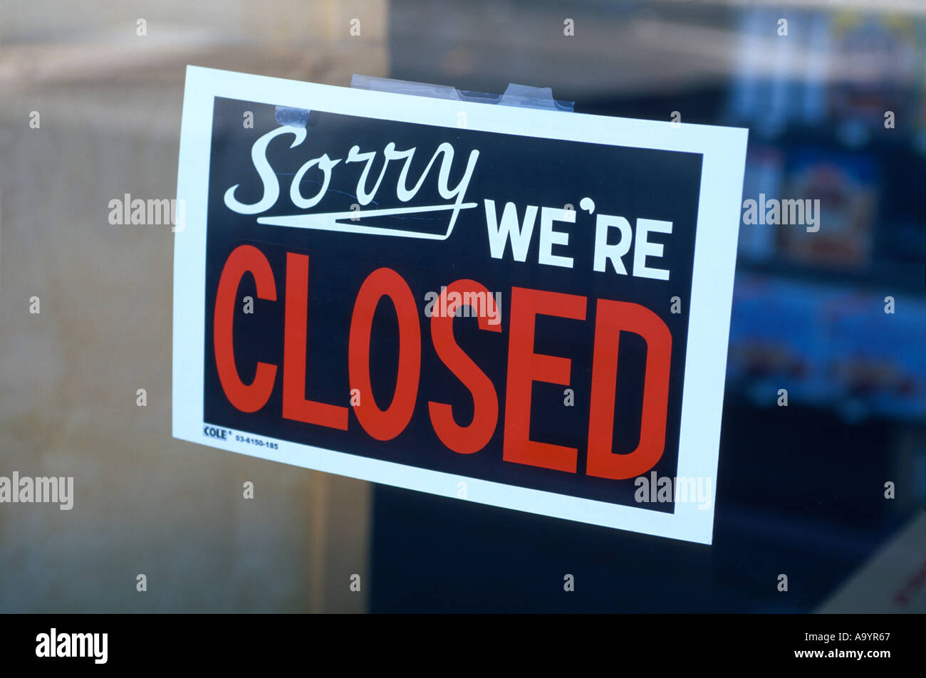 "Closed sign, USA Stock Photo - Alamy