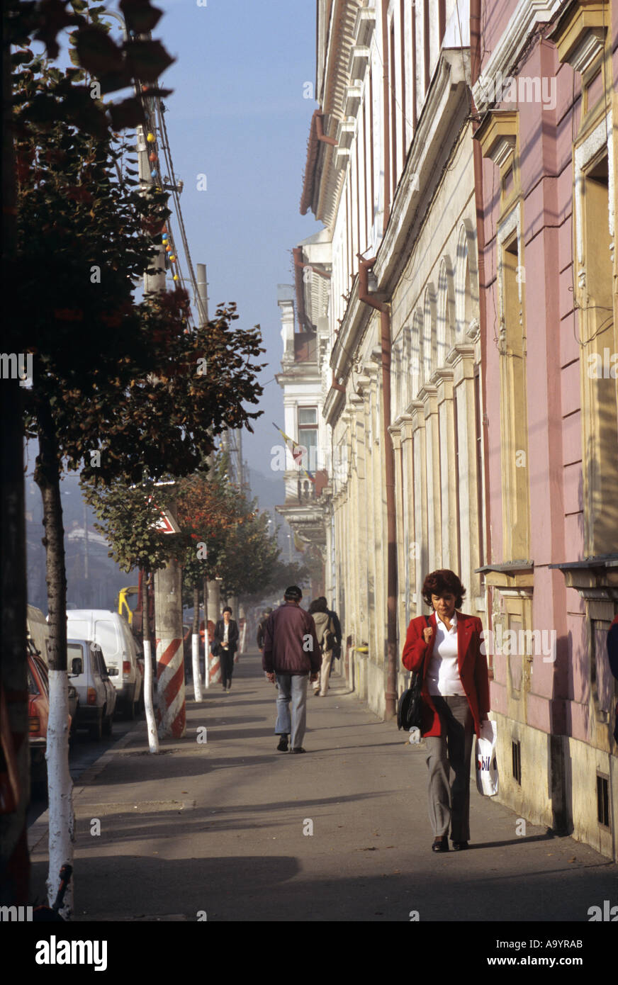 Streetscene Cluj Romania Stock Photo - Alamy