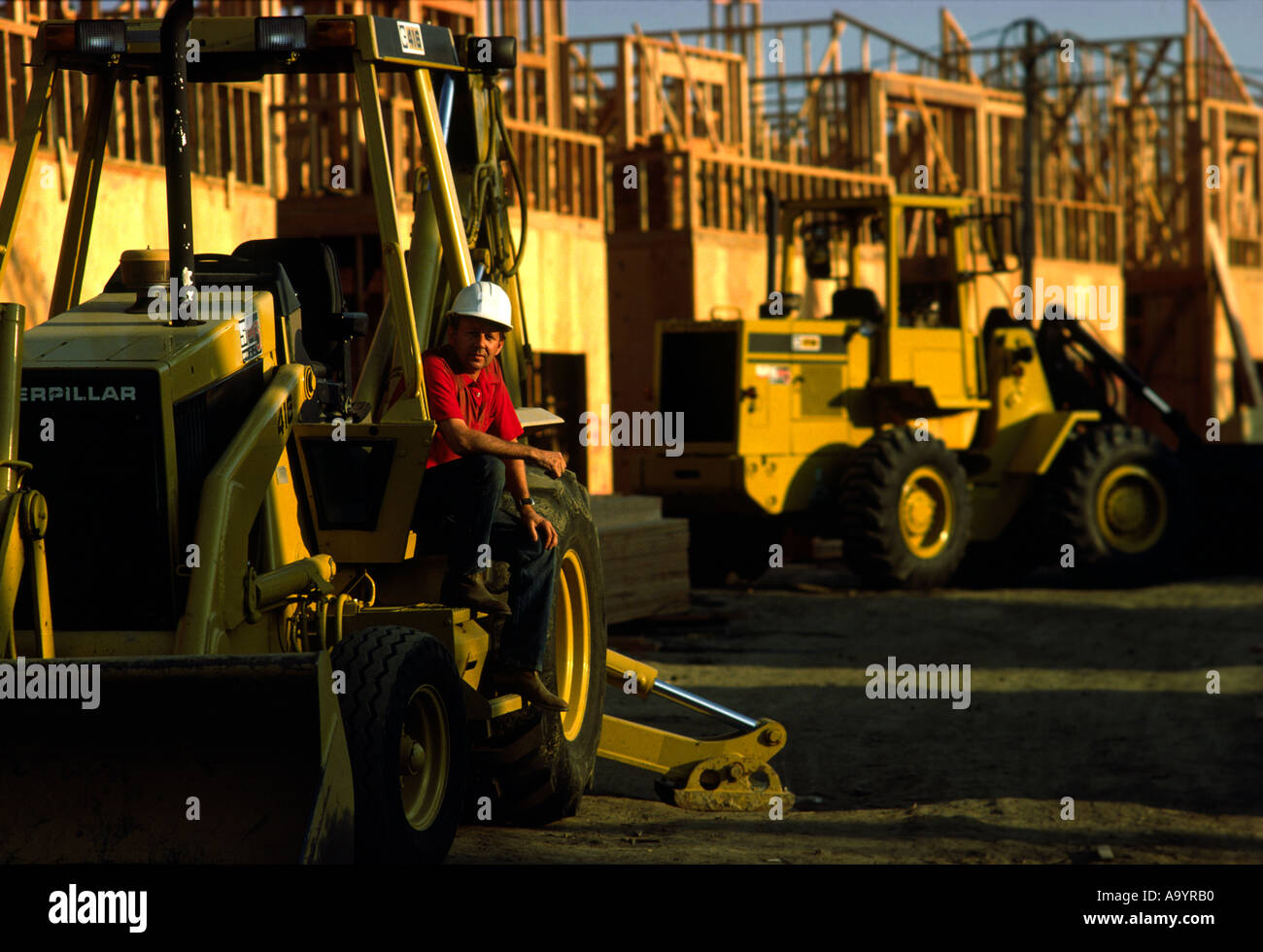 Poses on construction site hi-res stock photography and images - Alamy
