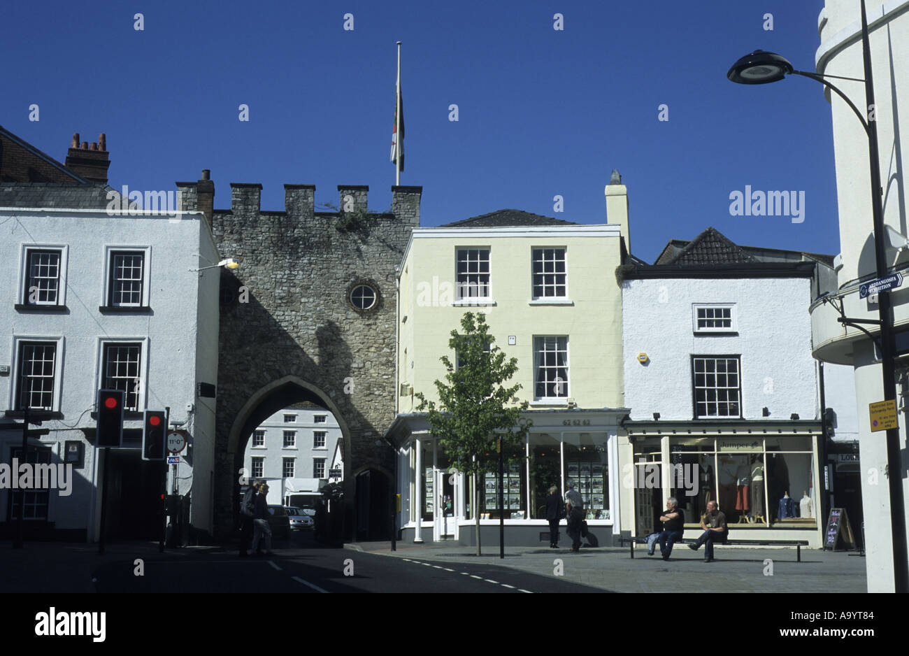 Chepstow town centre center hi-res stock photography and images - Alamy