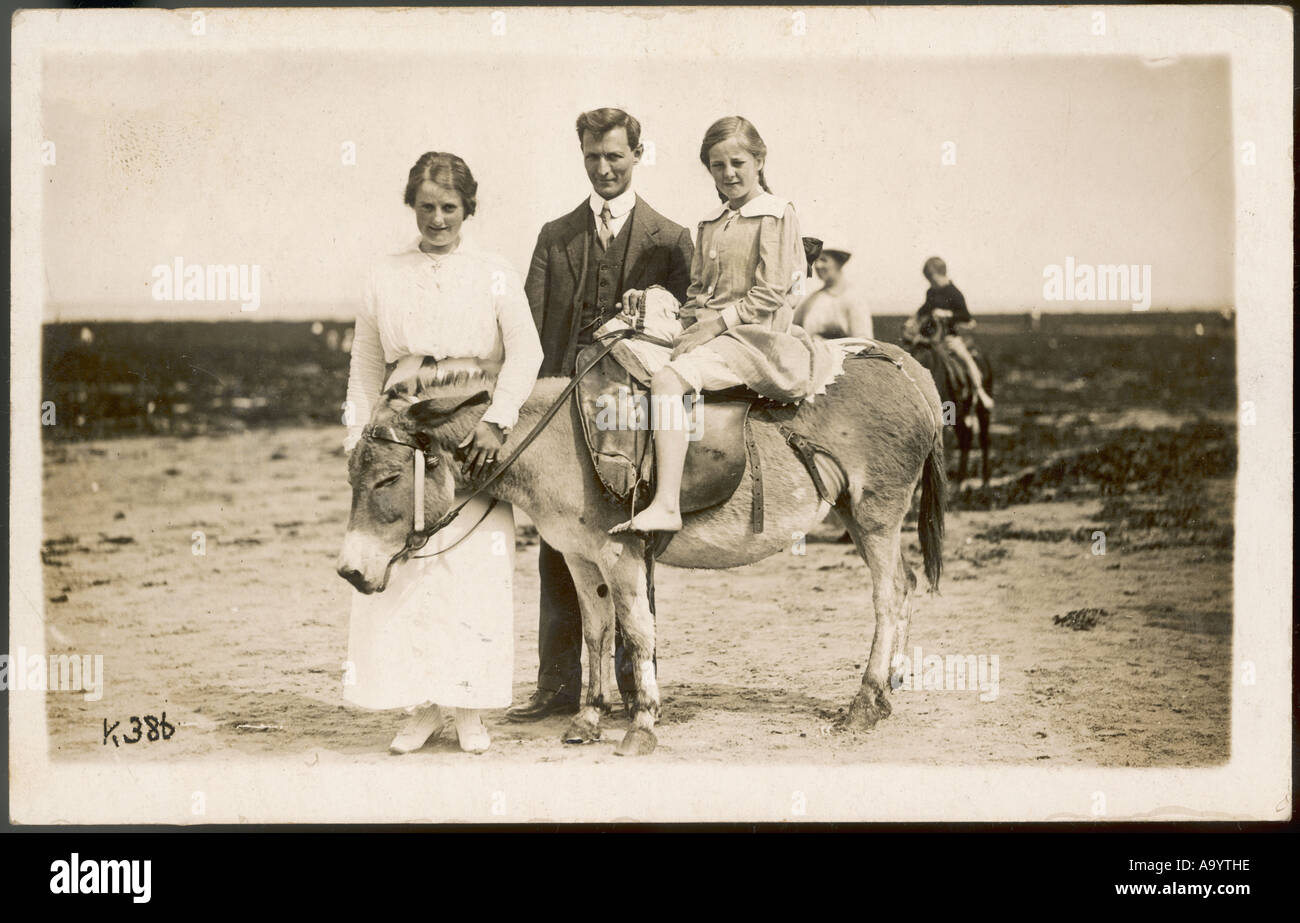 Girl on donkey hi-res stock photography and images - Alamy