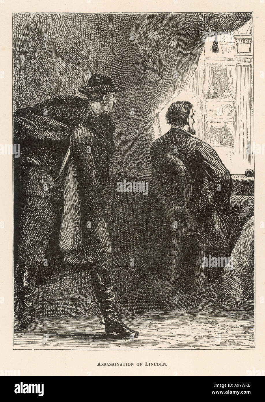 Assassination Of Lincoln Stock Photo - Alamy