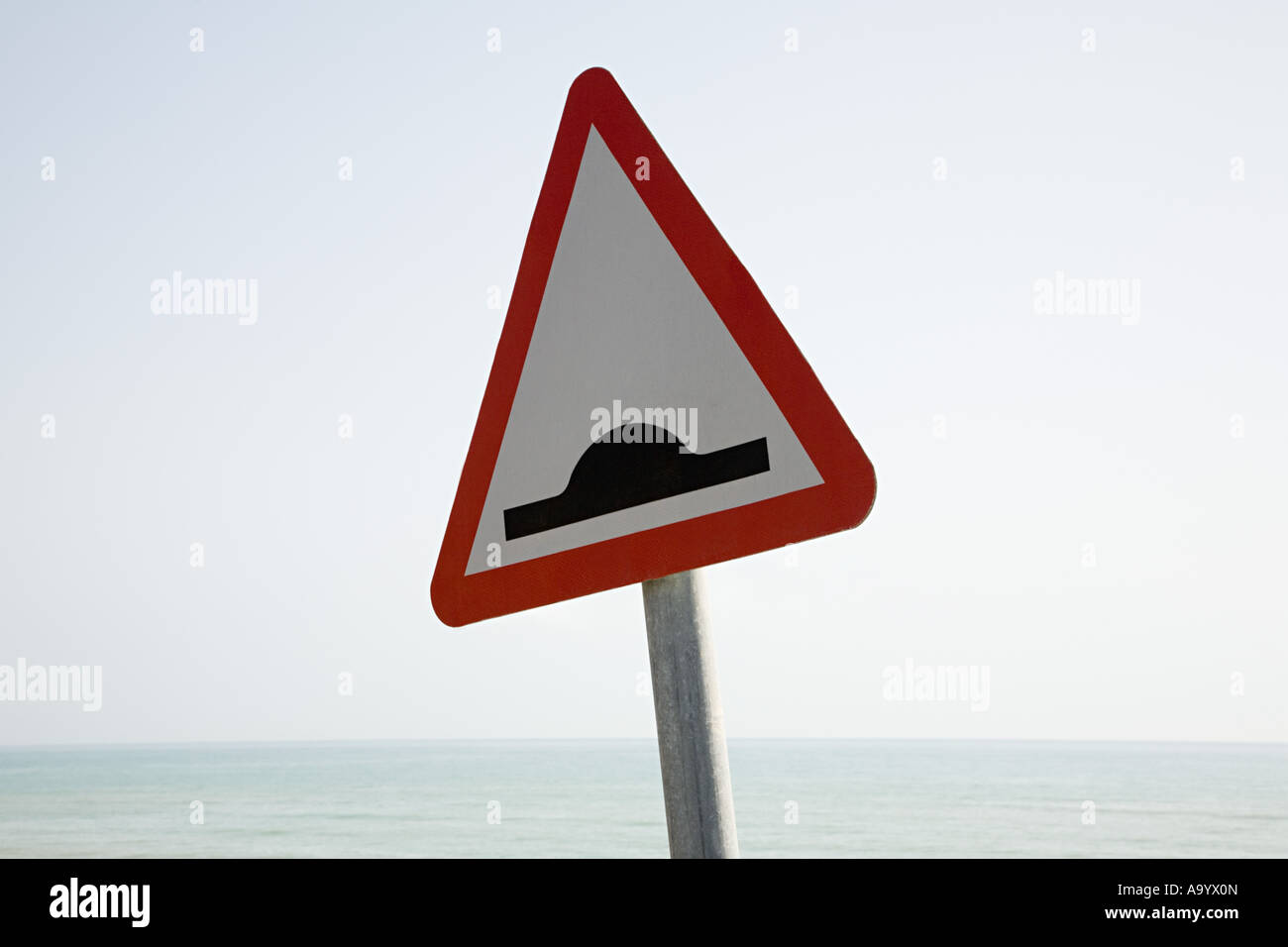 Road sign near the sea Stock Photo - Alamy