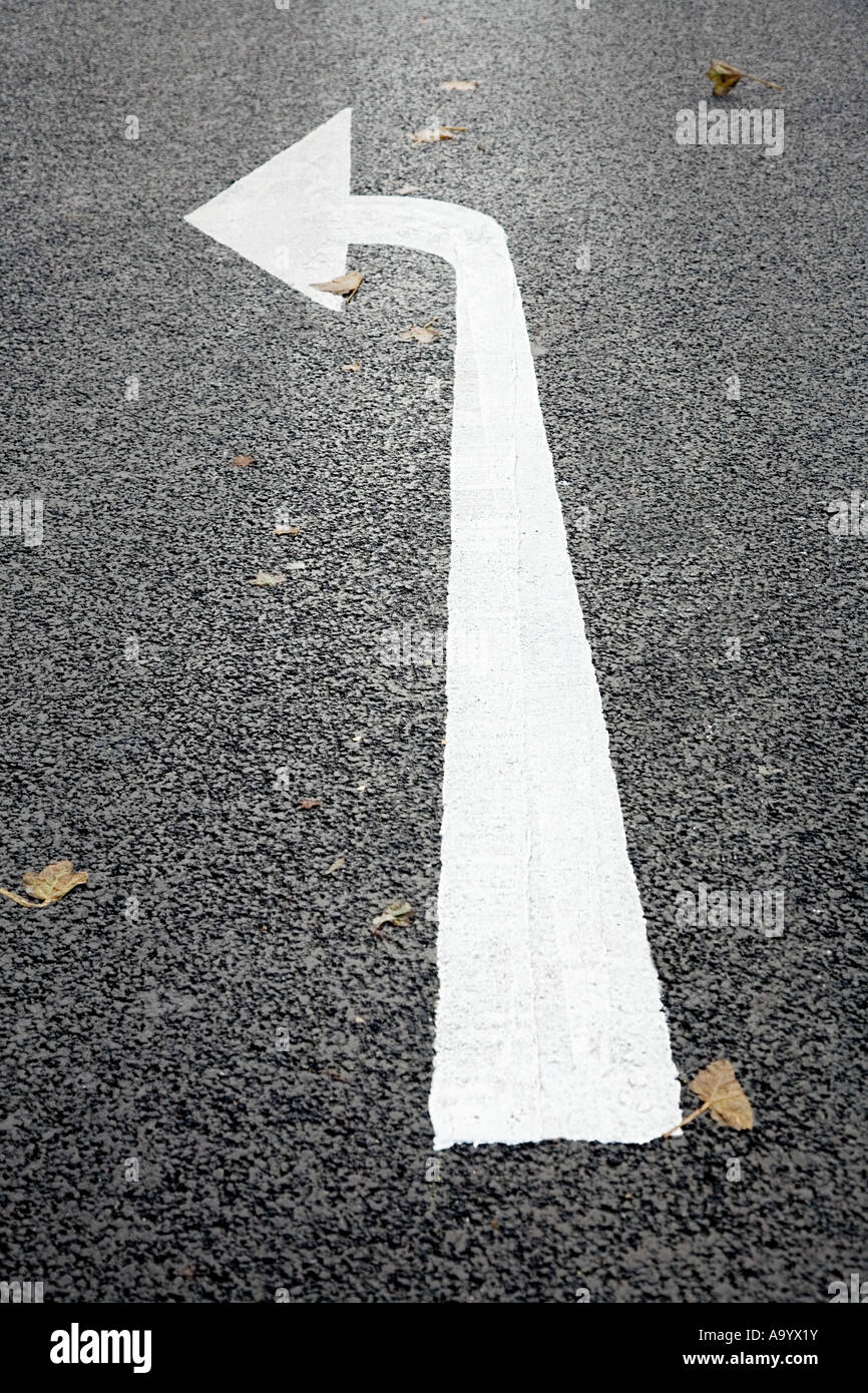 Road Marking Arrow High Resolution Stock Photography and Images - Alamy