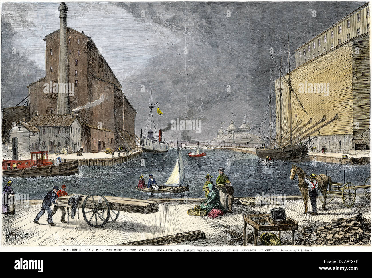 Loading Ship 19th Century High Resolution Stock Photography and Images ...