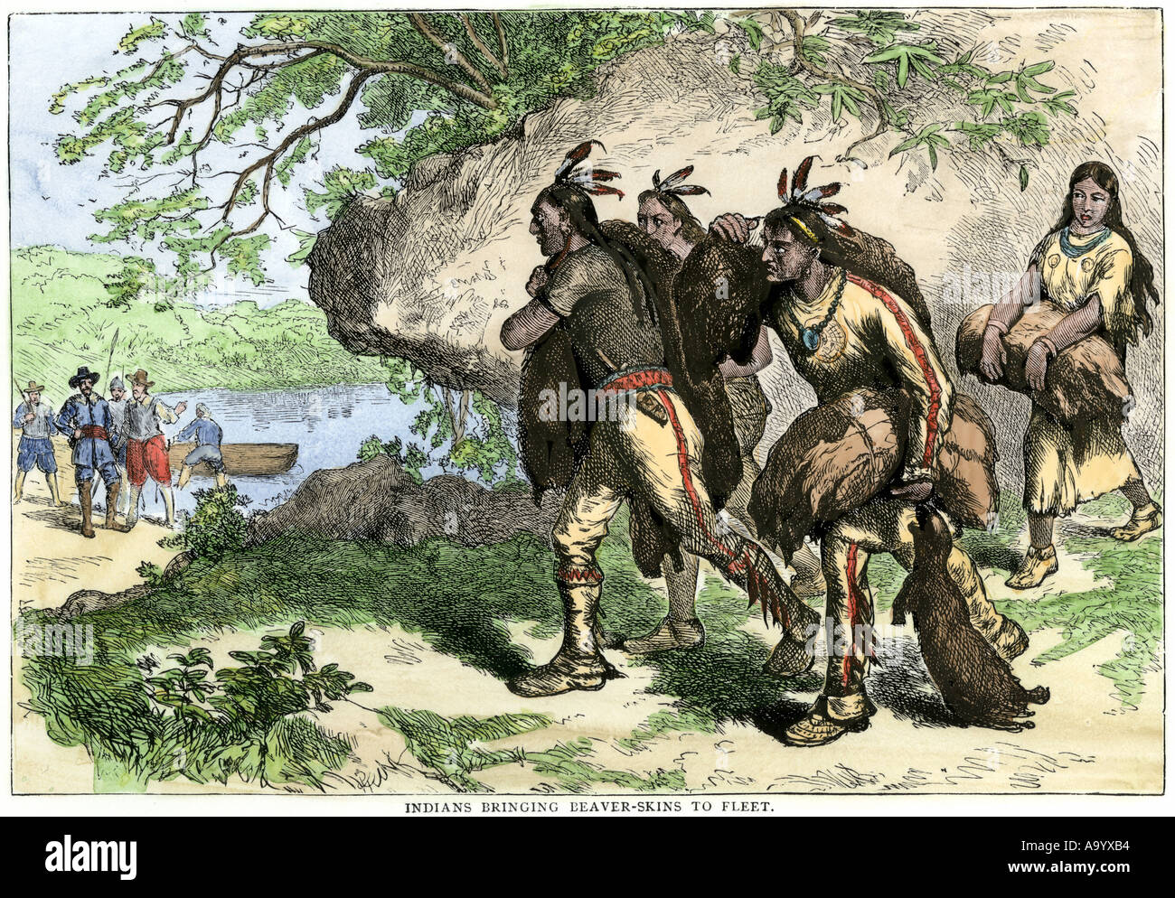 Fur trade canada native americans High Resolution Stock Photography and ...