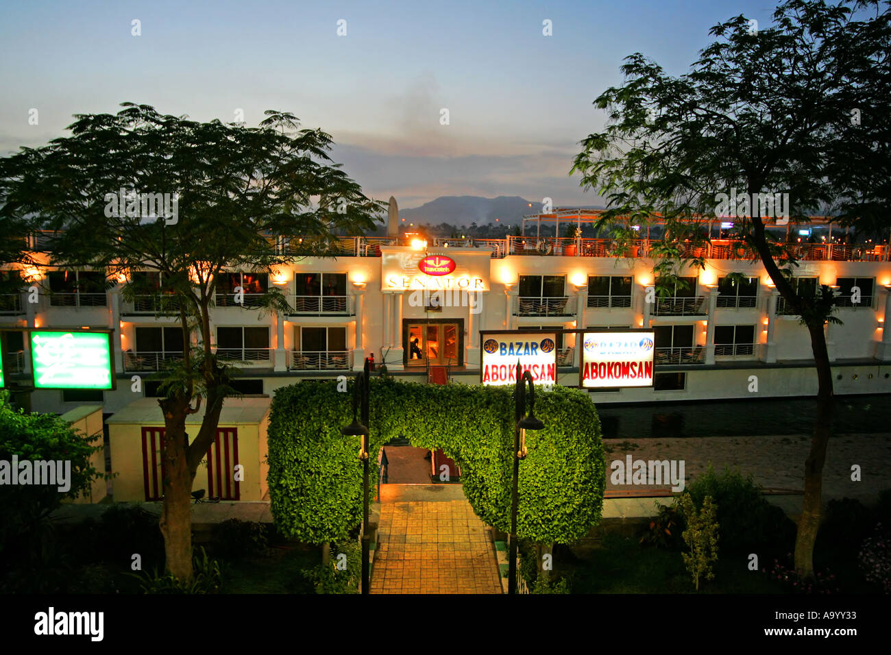 Nile promenade in luxor hi-res stock photography and images - Alamy