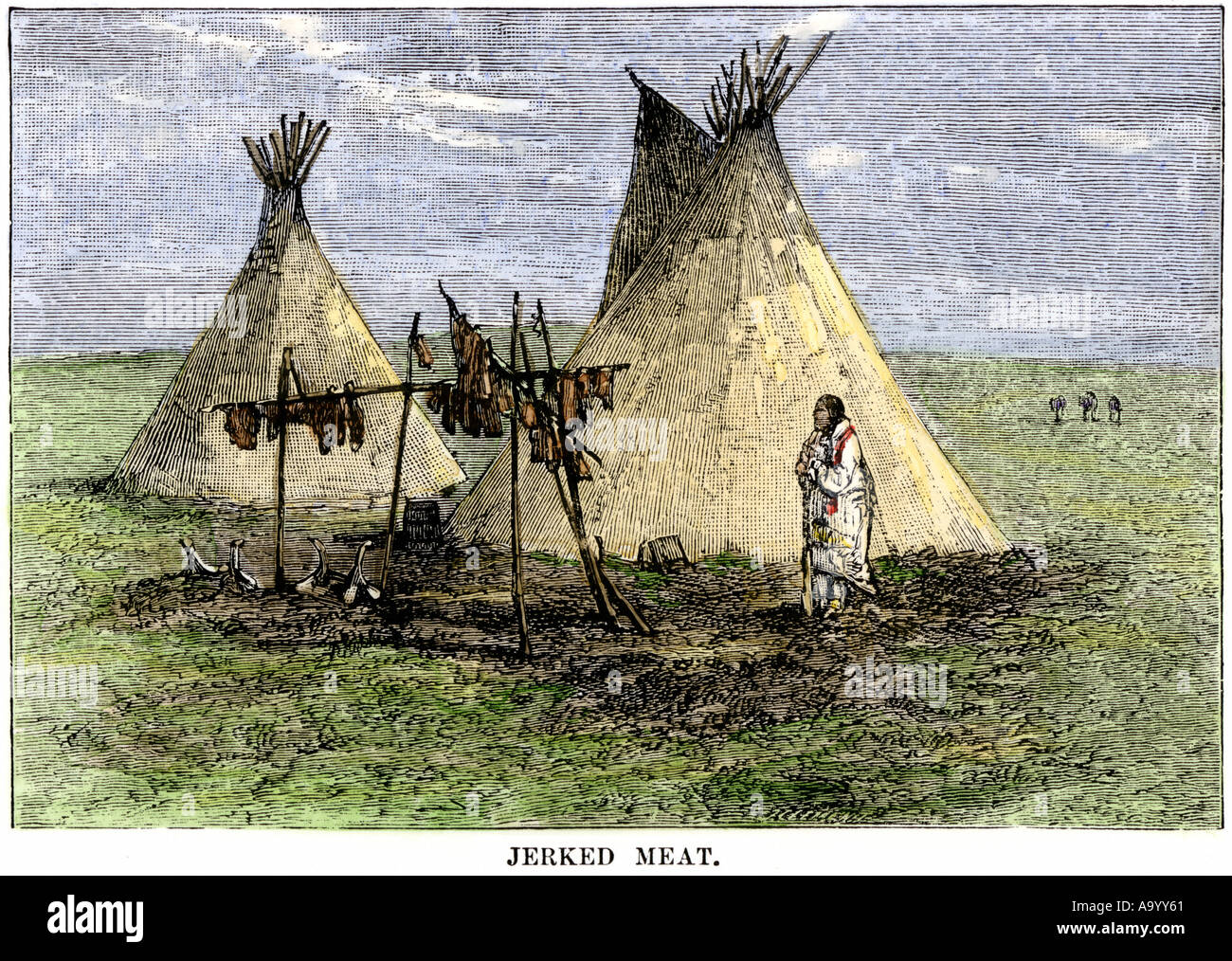 Native american tepee hi-res stock photography and images - Alamy