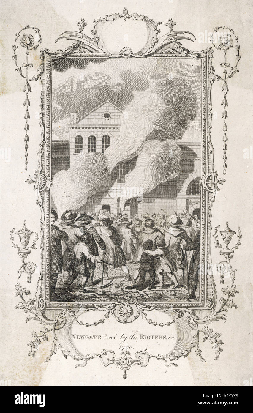 1780 Gordon Riots Stock Photo - Alamy