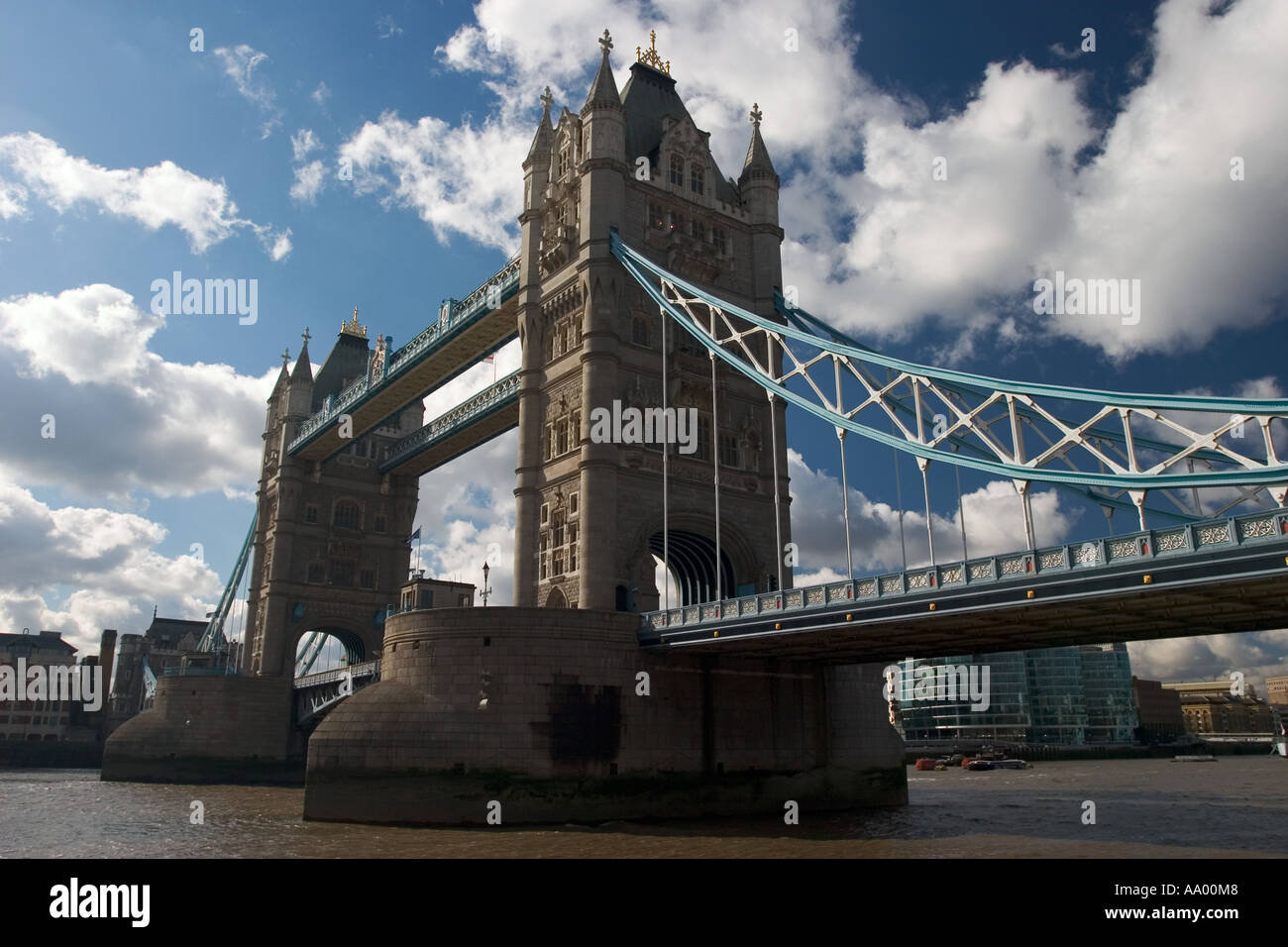 Tower Bridge one of London s top tourist attractions viewed from north ...