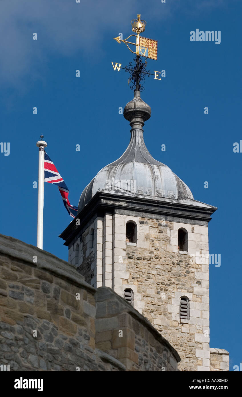 Close up of one of the towers at the Tower of London one of London s ...