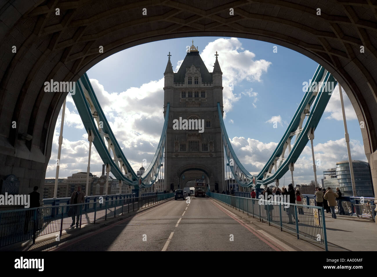 View through the north tower of Tower Bridge one of London s top ...
