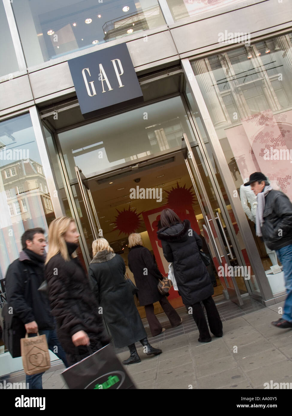 GAP store Oxford Street London Stock Photo - Alamy