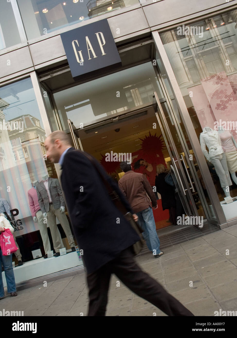 GAP store Oxford Street London Stock Photo - Alamy
