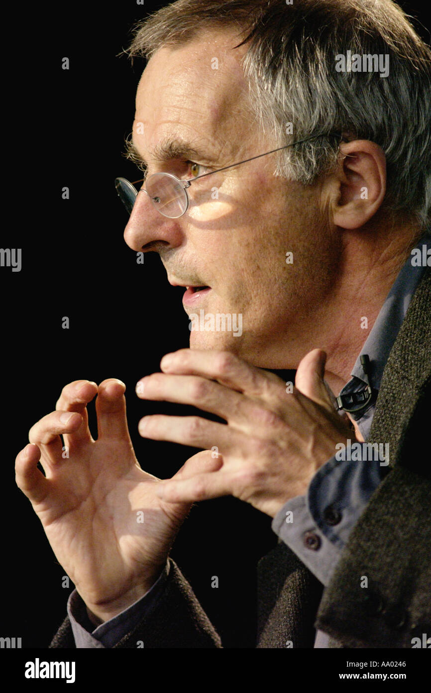 Professor Steve Jones geneticist pictured at Hay Festival 2003 Hay on ...